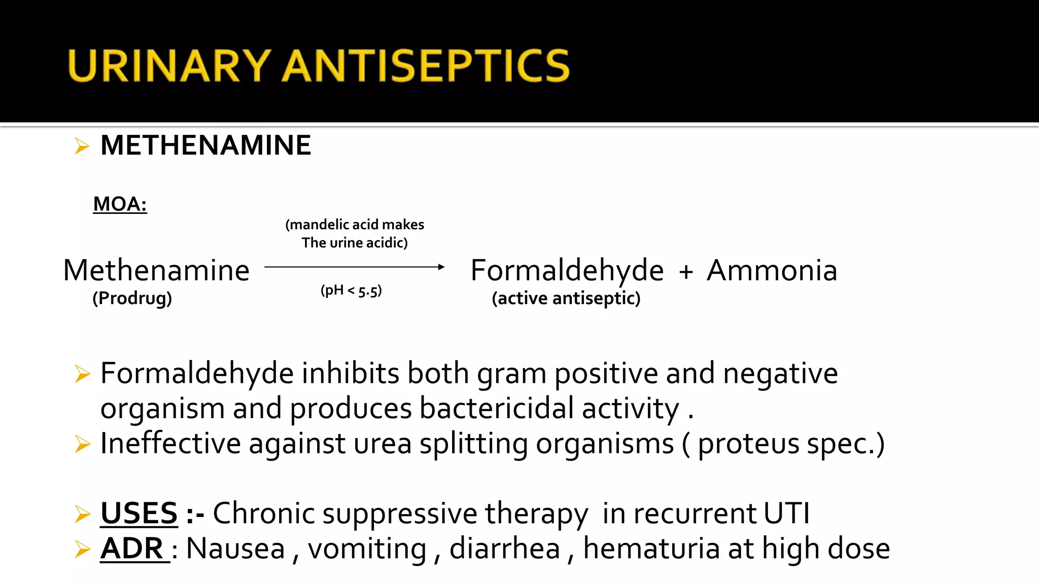 DRUGS OF UTI | PPTX
