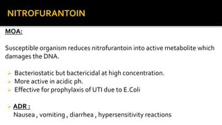 DRUGS OF UTI | PPTX