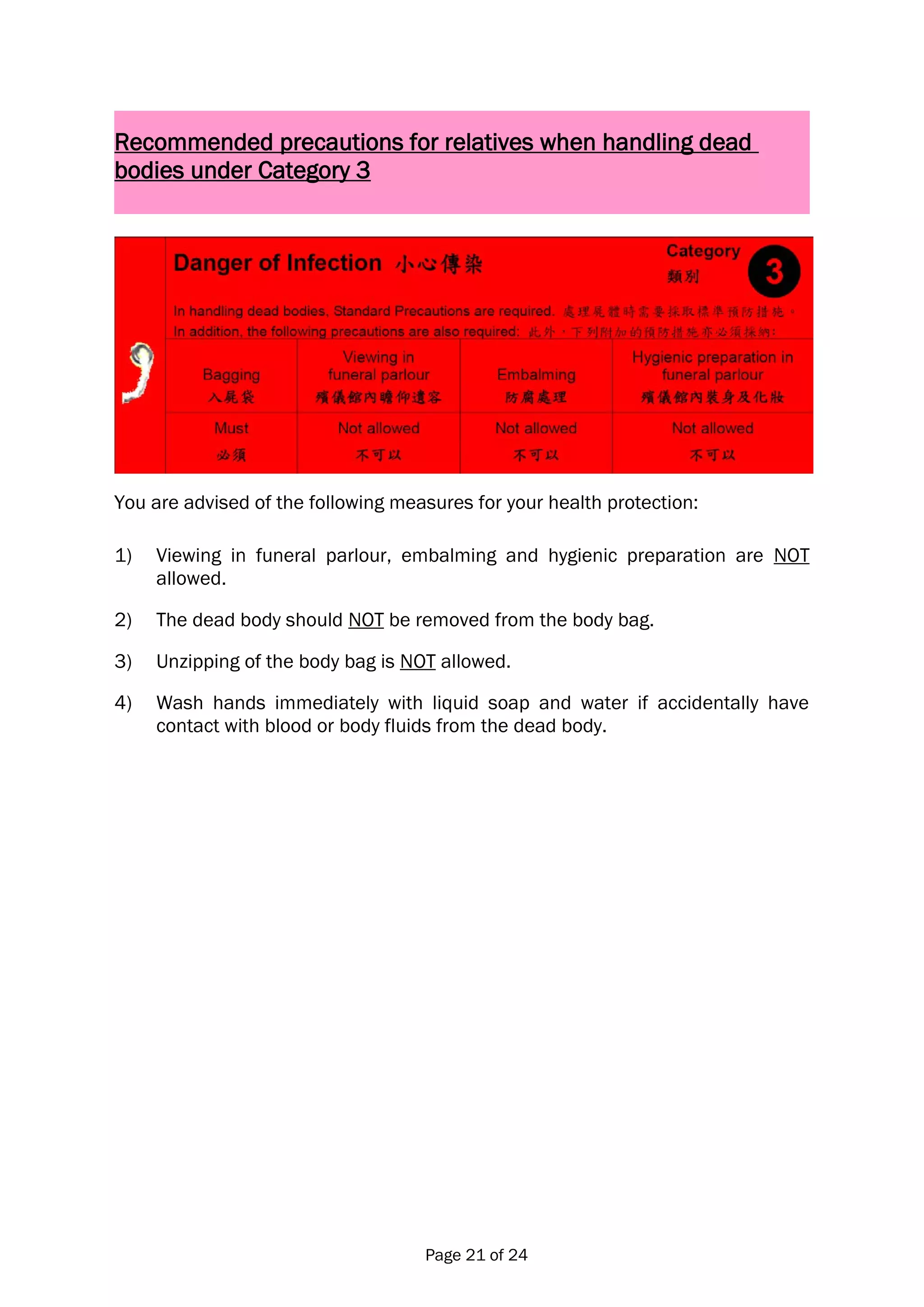 Grp guideline-hp-ic-precautions for-handling_and_disposal_of_dead ...