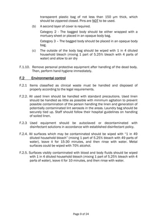 Grp guideline-hp-ic-precautions for-handling_and_disposal_of_dead ...