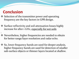 Ground Penetrating Radar | PPTX