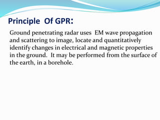Ground Penetrating Radar | PPTX