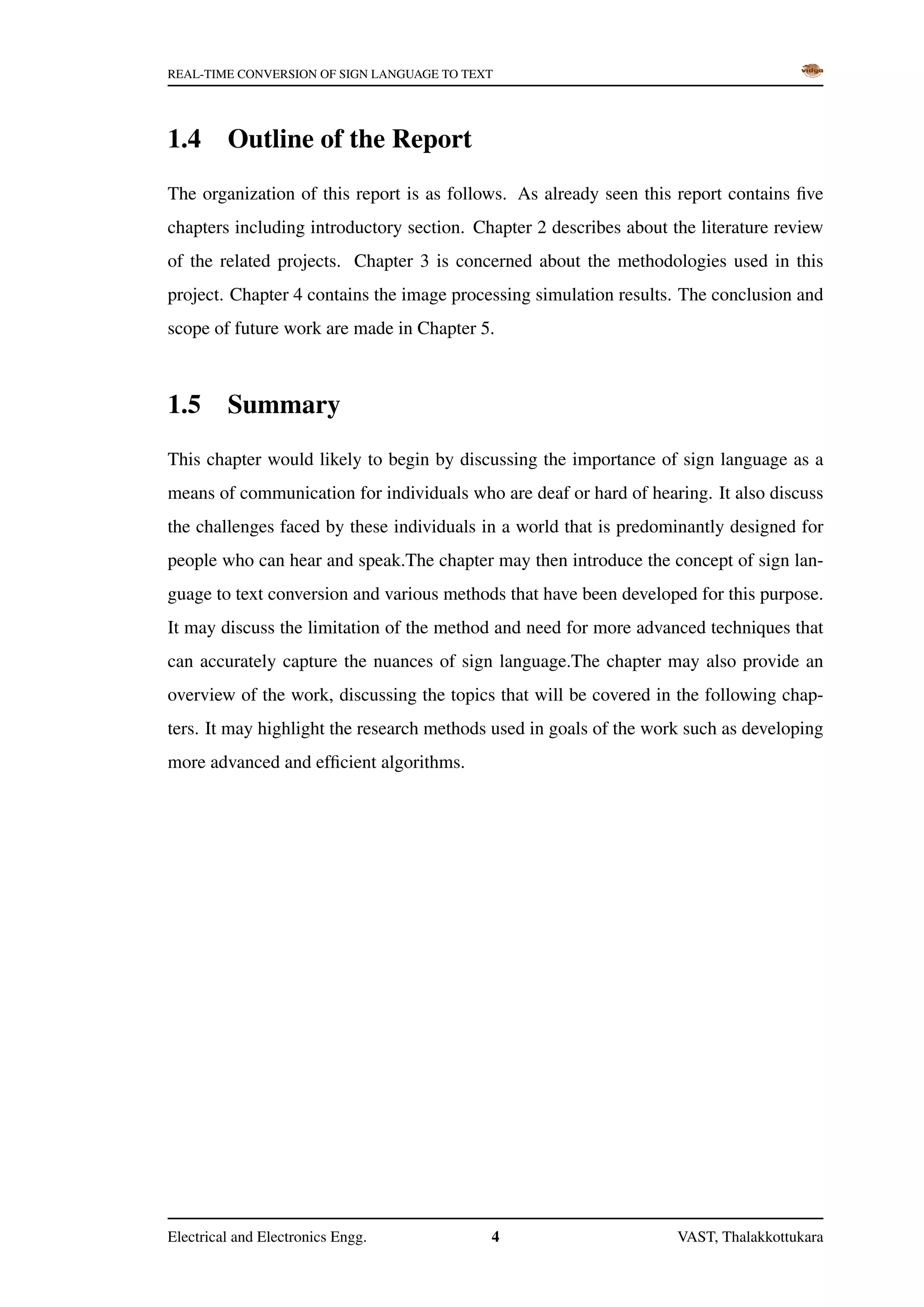 Real time conversion of sign language to text and speech | PDF