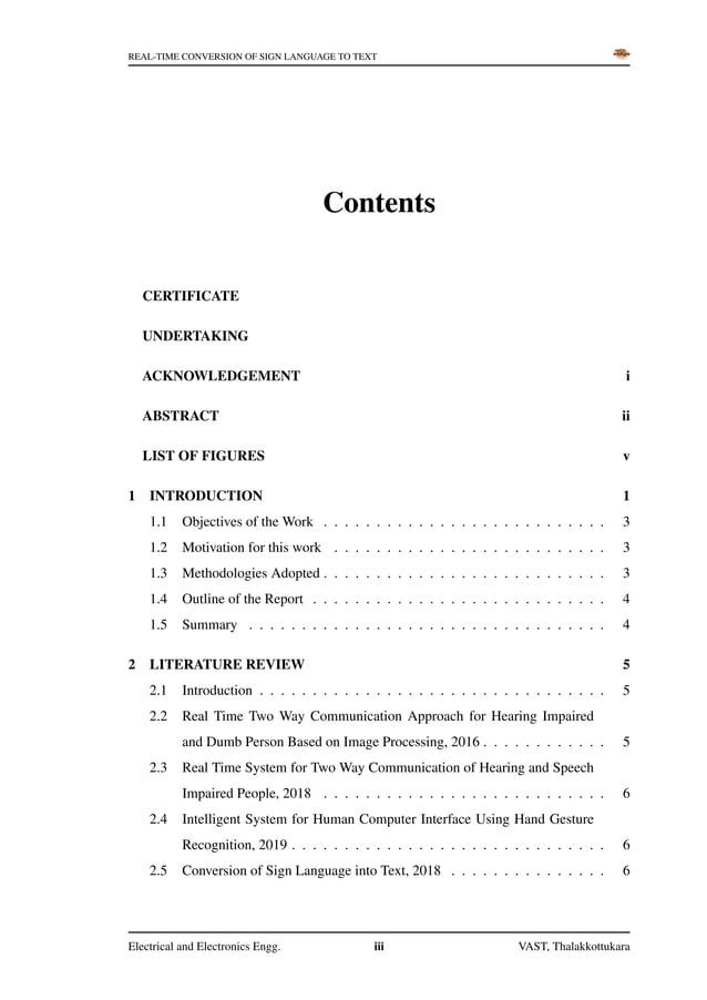 Real time conversion of sign language to text and speech | PDF