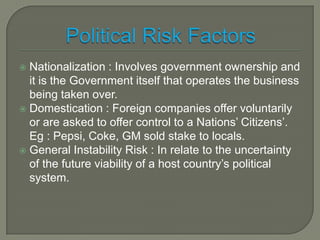 Grp15 country risk analysis | PPTX