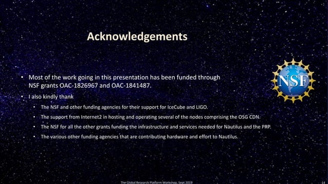 GRP 19 - Nautilus, IceCube and LIGO | PPT