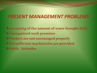 SOLID WASTE MANAGEMENT PROJECT | PPTX