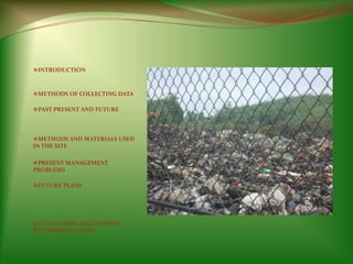 SOLID WASTE MANAGEMENT PROJECT | PPTX