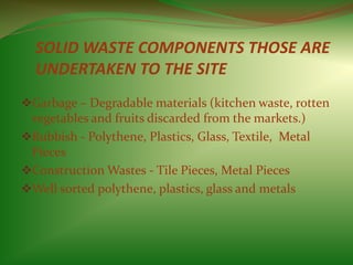 SOLID WASTE MANAGEMENT PROJECT | PPTX