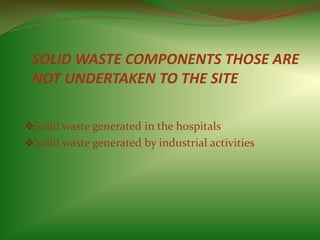 SOLID WASTE MANAGEMENT PROJECT | PPTX