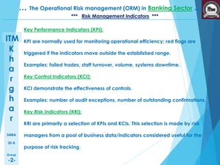 Operation Risk Management in Banking Sector | PPTX