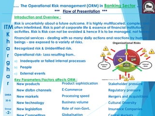 Operation Risk Management in Banking Sector | PPTX
