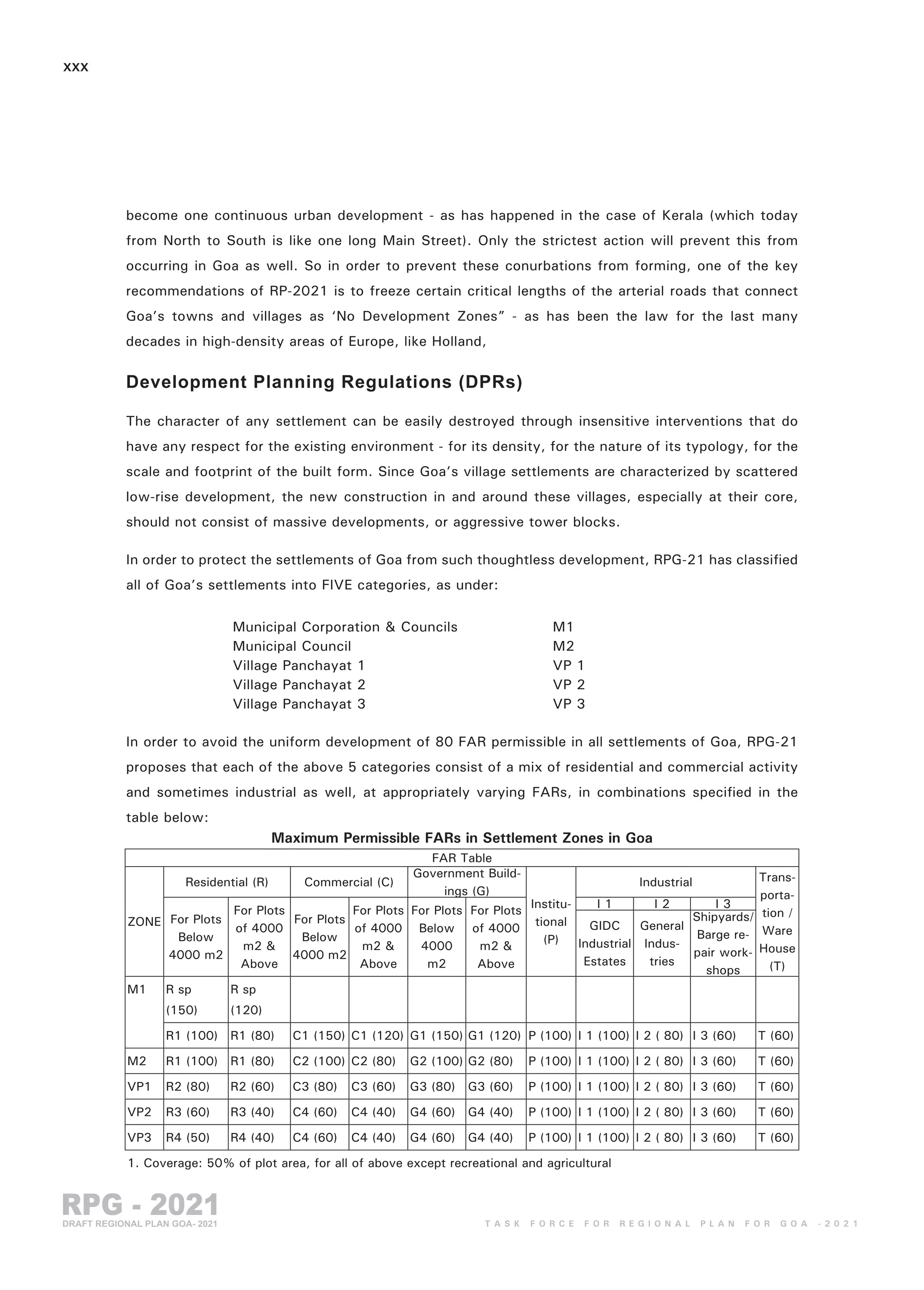 Goa Regional Plan 2021 part 1 | PDF