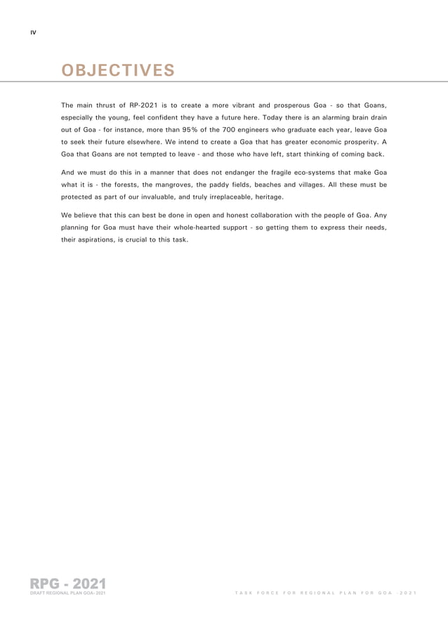 Goa Regional Plan 2021 part 1 | PDF