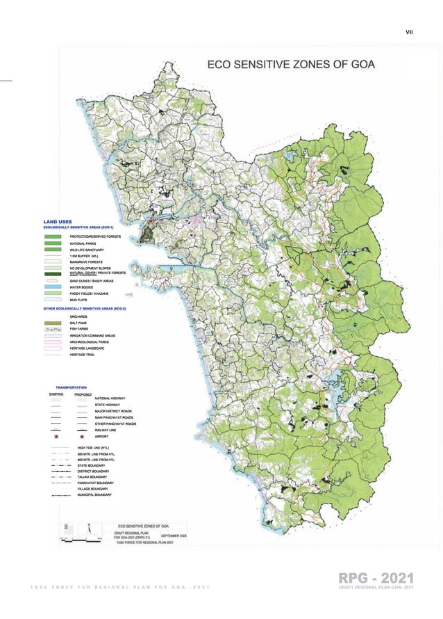 Goa Regional Plan 2021 part 1 | PDF