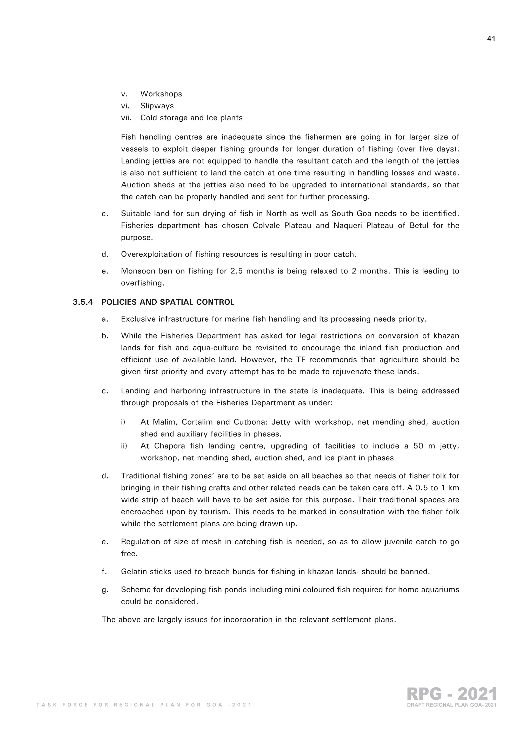 Goa Regional Plan 2021 part 3 | PDF