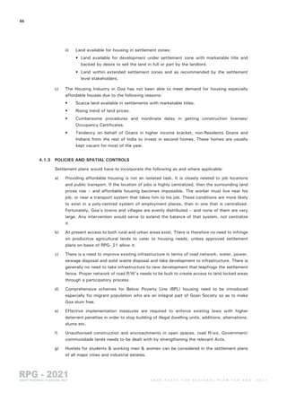 Goa Regional Plan 2021 part 4 | PDF