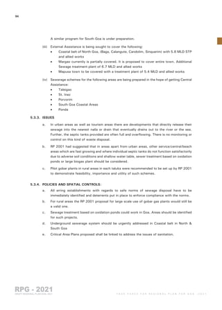 Goa Regional Plan 2021 part 4 | PDF