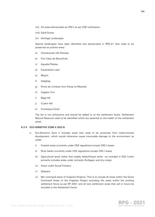 Goa Regional Plan 2021 part 5 | PDF