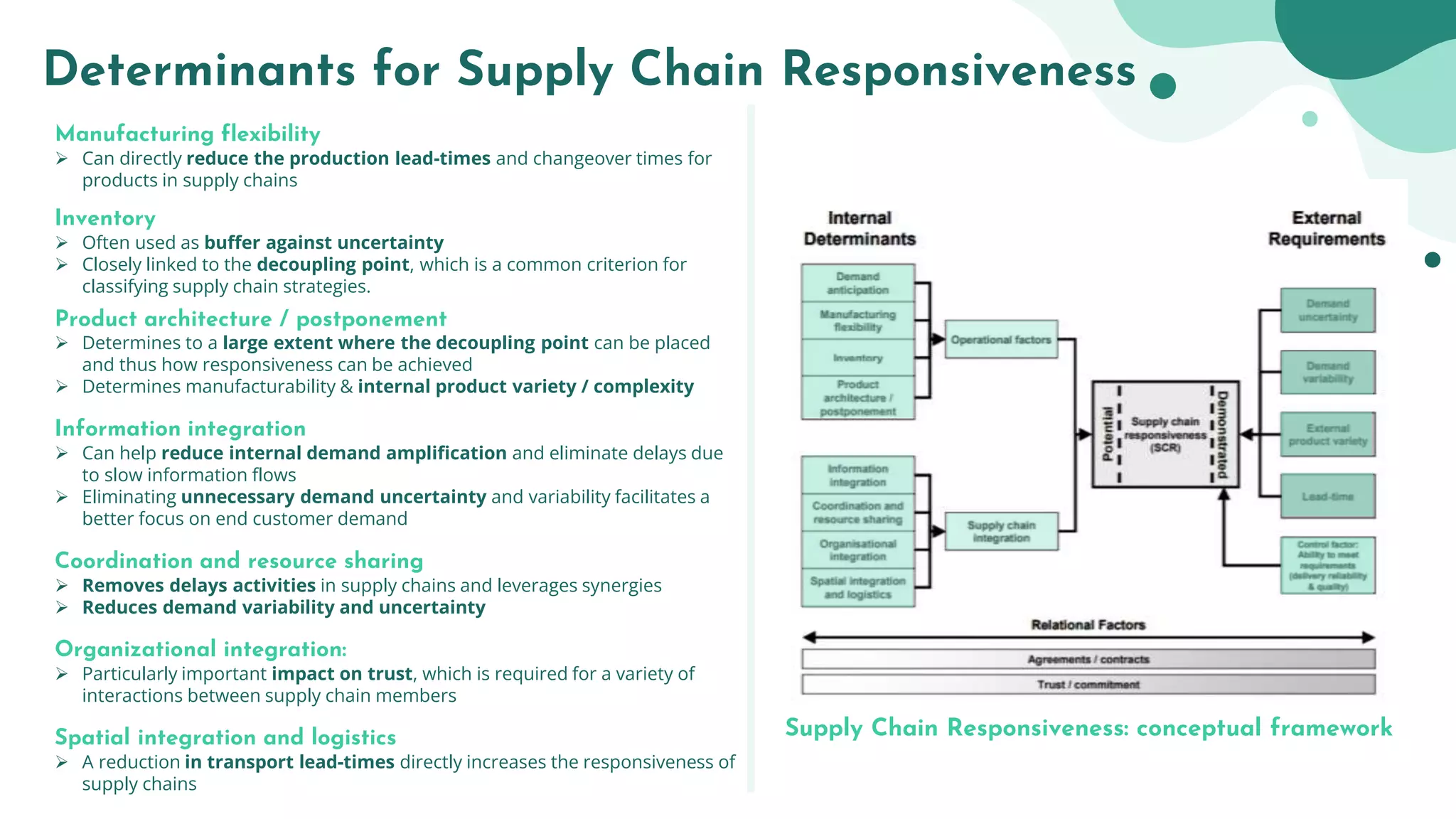 Responsive supply chain: sensitive to customer requirements | PPTX