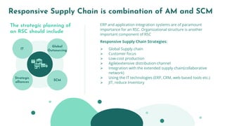 Responsive supply chain: sensitive to customer requirements | PPTX
