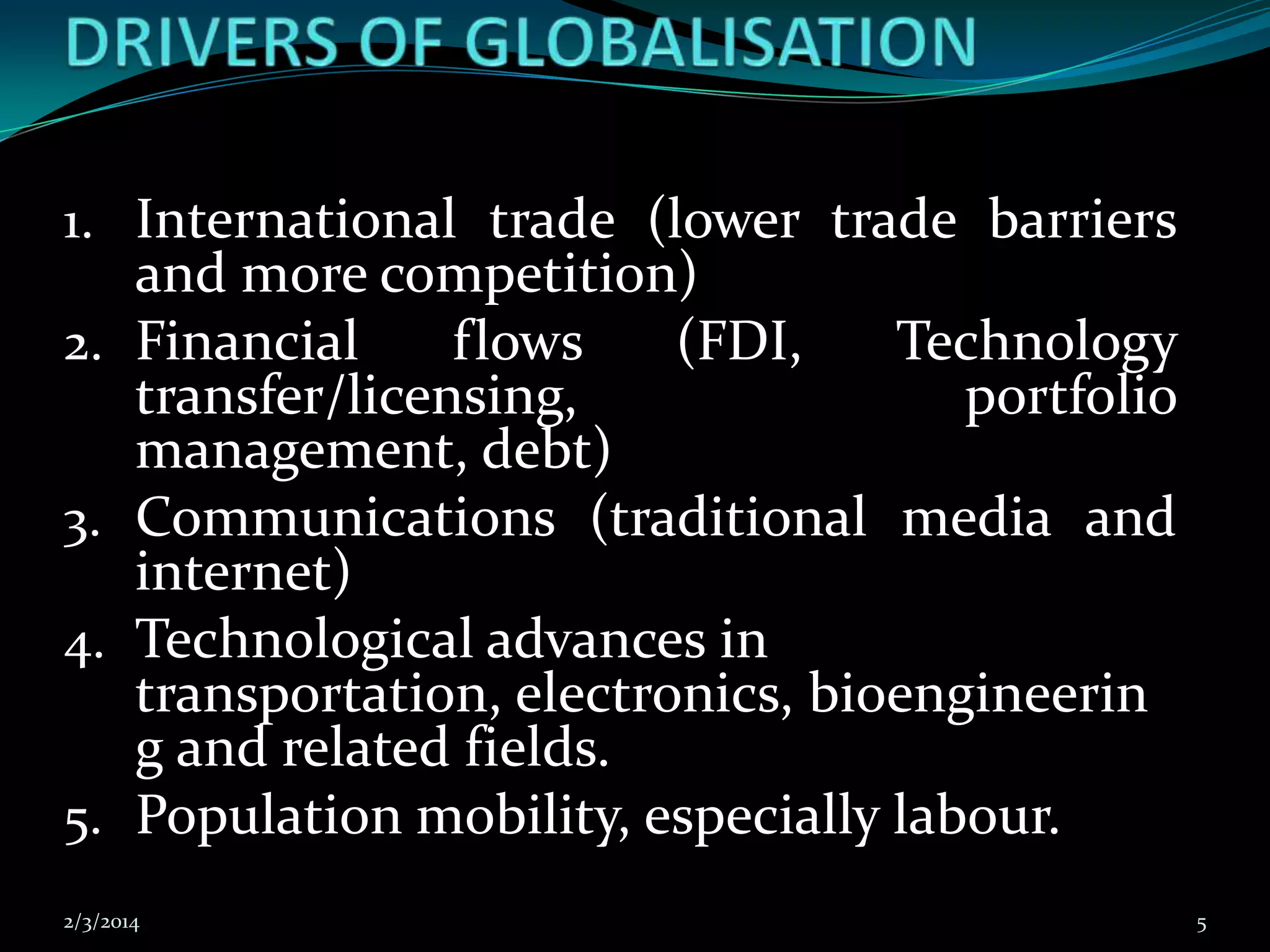 GLOBALIZATION IN INDIA | PPTX