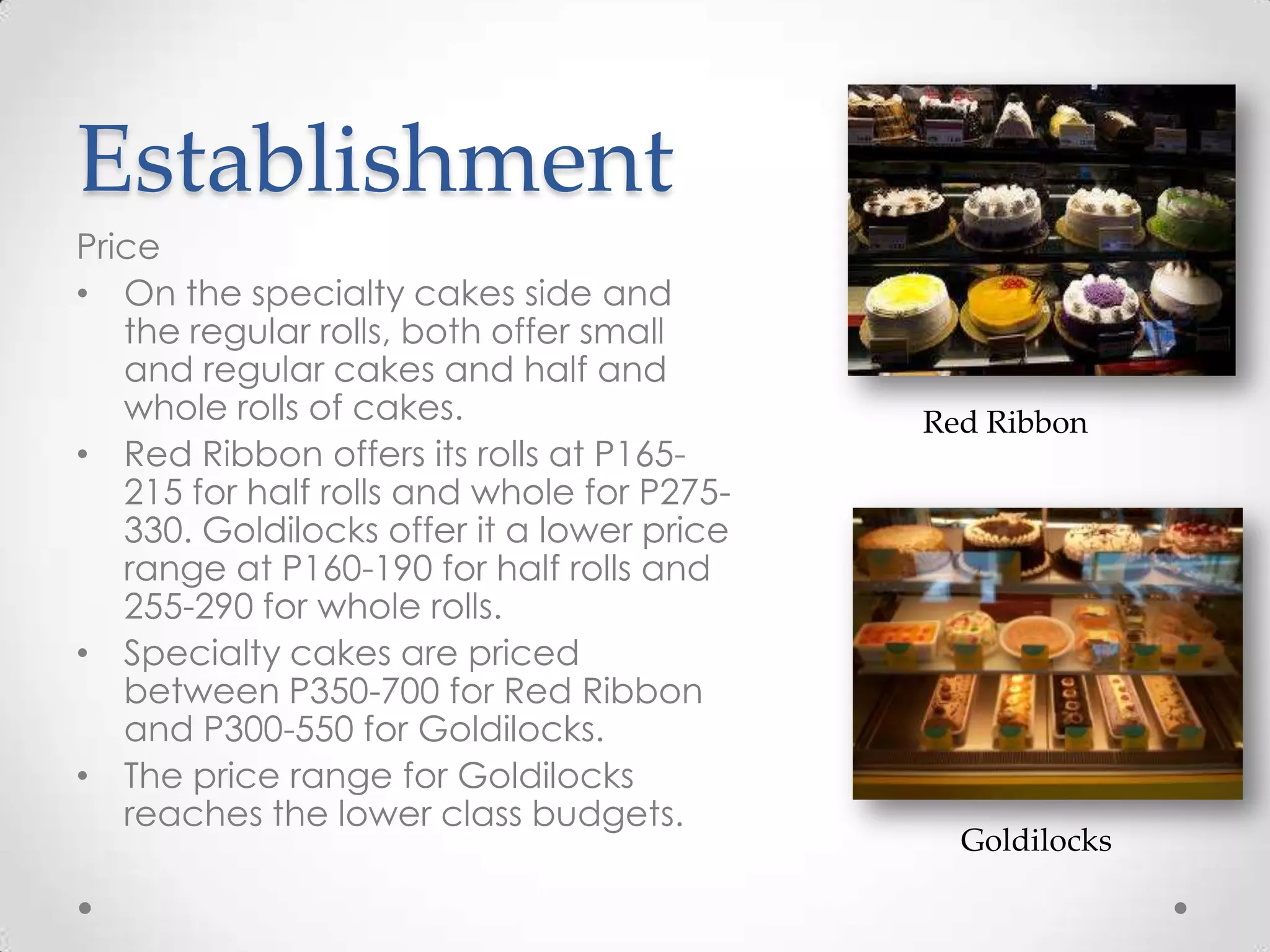 Micromarket Analysis for Goldilocks and Red Ribbon | PPTX