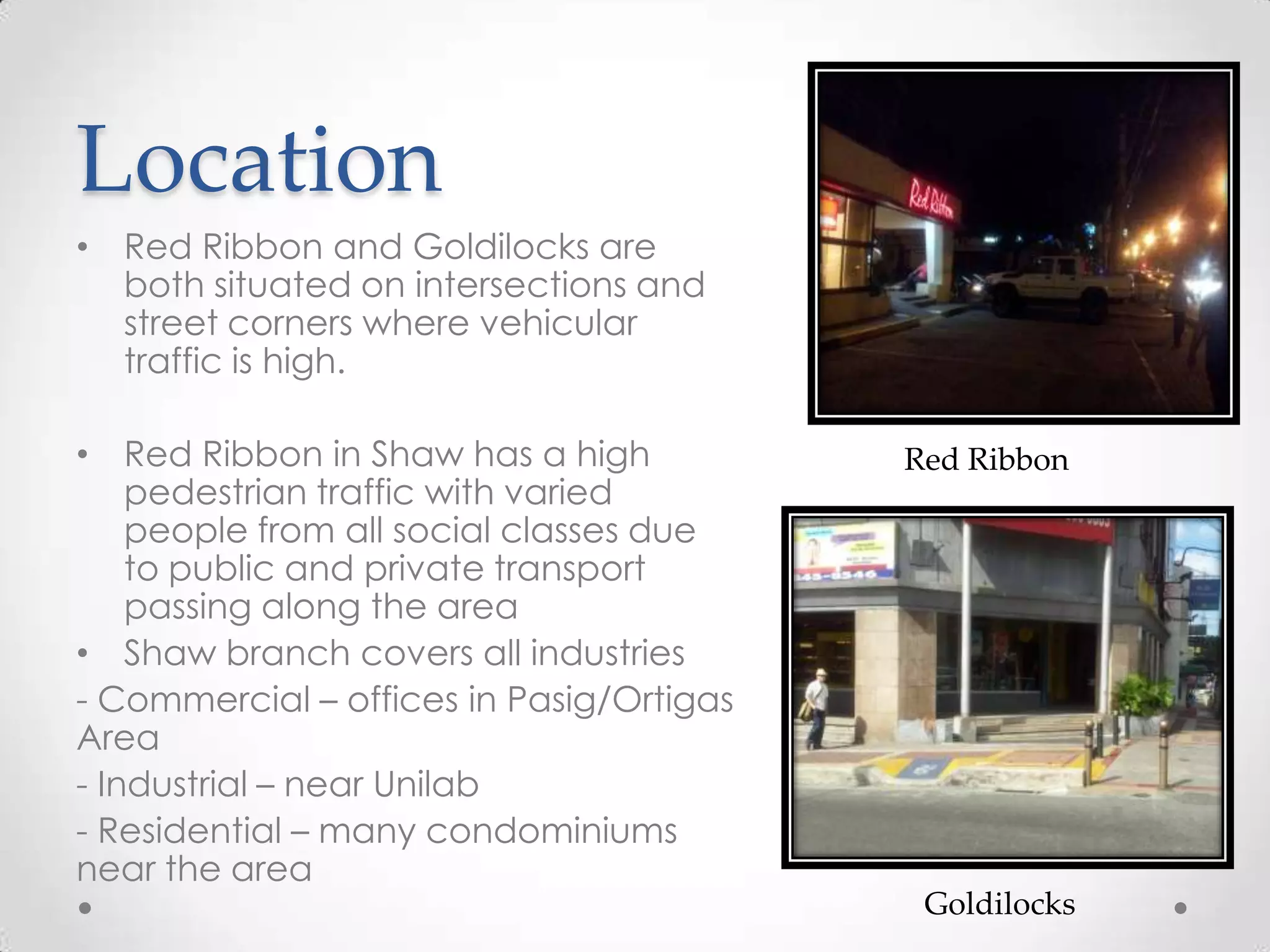 Micromarket Analysis for Goldilocks and Red Ribbon | PPTX