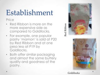 Micromarket Analysis for Goldilocks and Red Ribbon | PPTX