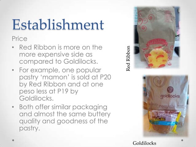 Micromarket Analysis for Goldilocks and Red Ribbon | PPTX | Desserts ...
