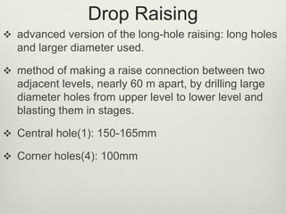 Different Raising Techniques in mining | PPTX
