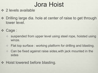 Different Raising Techniques in mining | PPTX