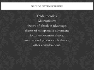 Grp3 international trade theories m2 | PPT