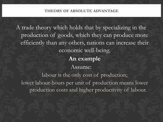 Grp3 international trade theories m2 | PPT