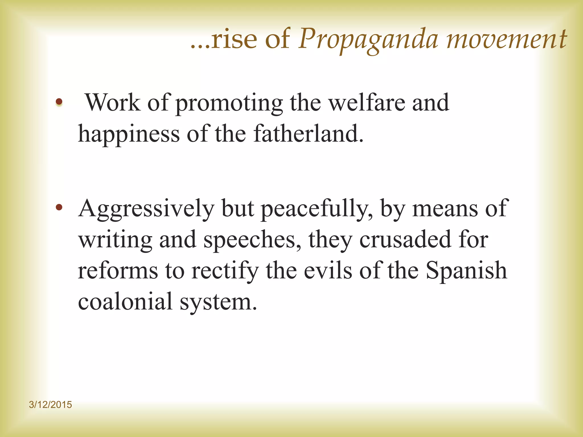 propaganda movement | PPSX