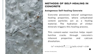 DIFFERENT PROPERTIES OF SELF HEALING CONCRETE | PDF