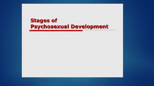 Sigmund Freud Psycho Sexual Theory Ppt