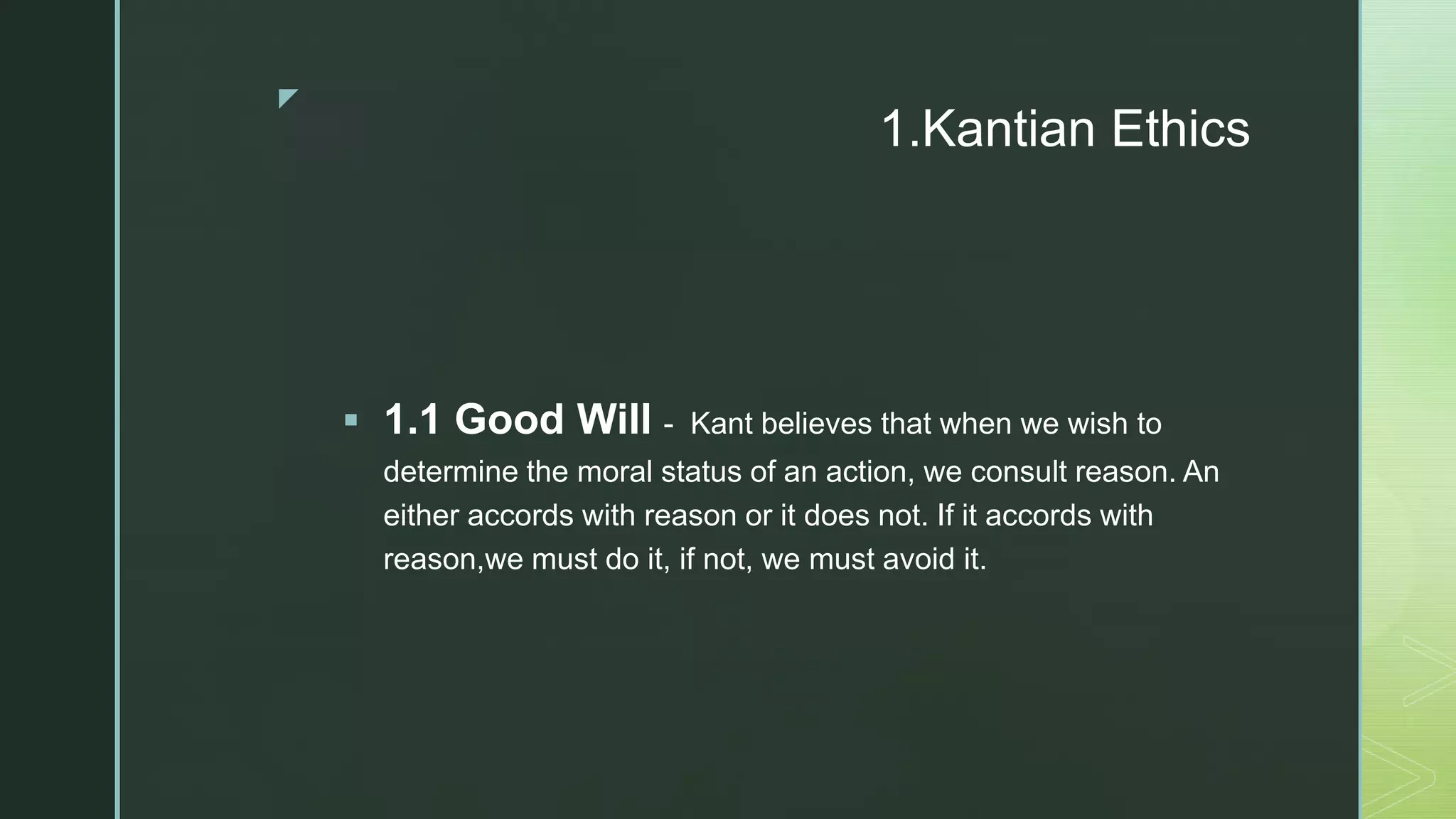 Chapter 6 Kant Theory | PPTX