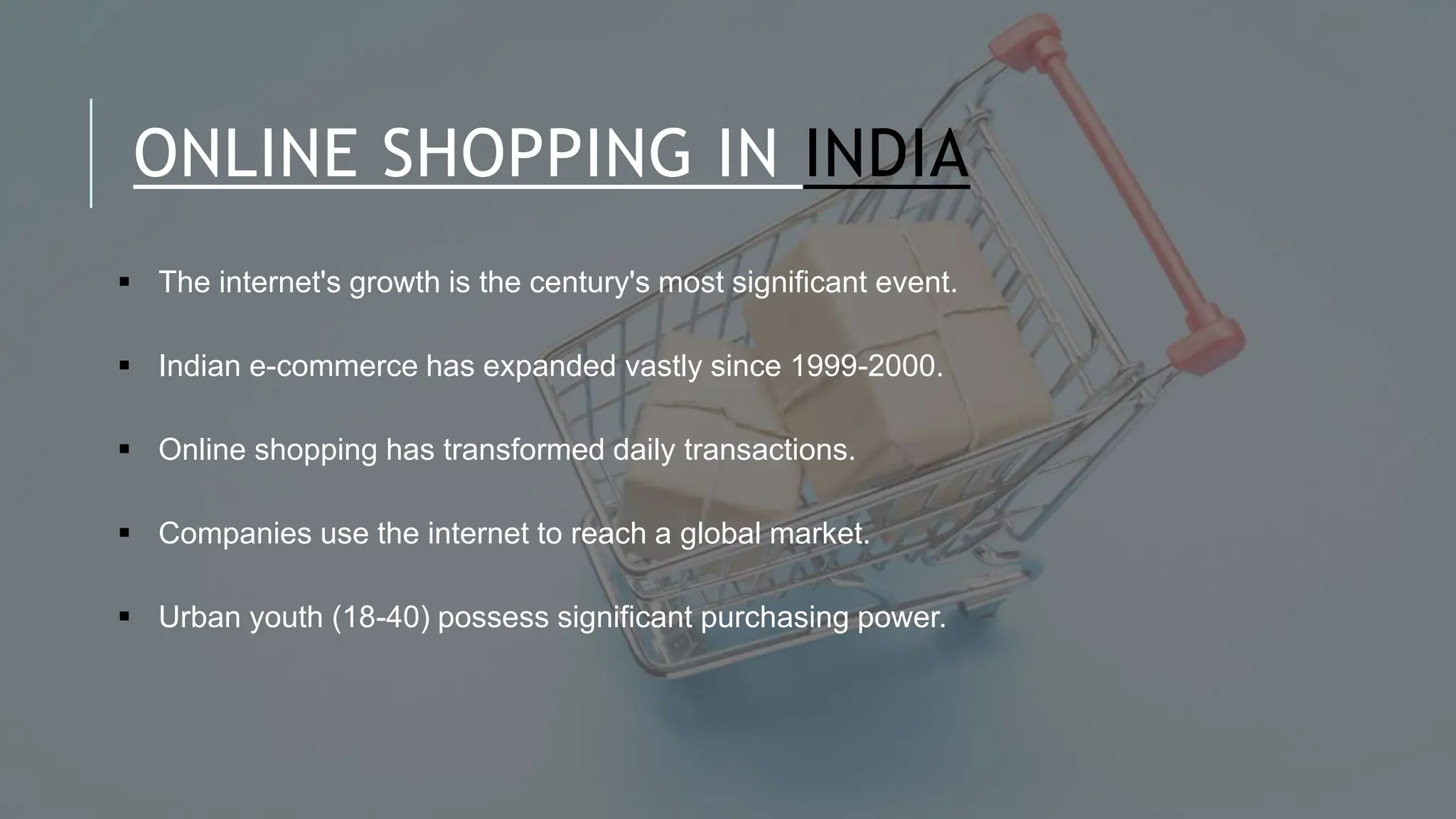 Consumer Behaviour towards online shopping pptx | PPTX