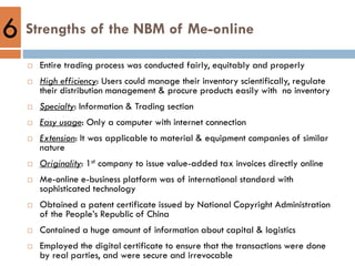 e-business transformation at me-online | PPT