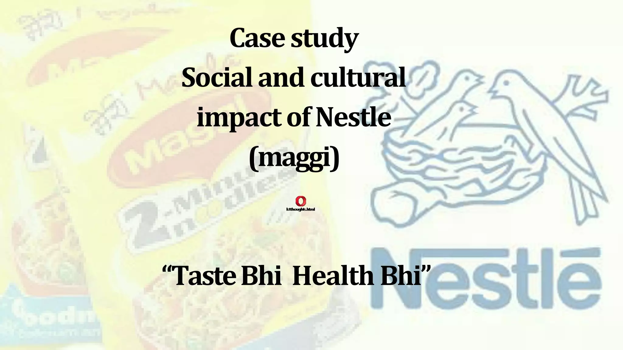 Nestle Maggi Banned And Its Bounce Back PPT | PPTX | Business ...