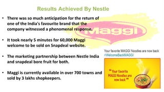 Nestle Maggi Banned And Its Bounce Back PPT | PPTX