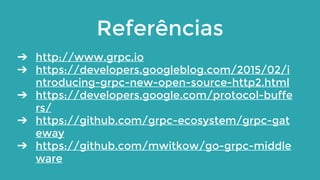 Aplicações realtime com gRPC | PPT