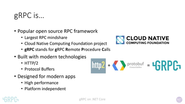 gRPC on .NET Core - NDC Sydney 2019 | PPTX