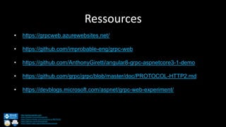 Grpc and asp.net partie 2 | PPT