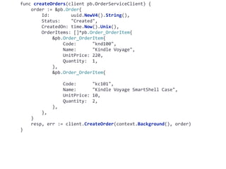Building High Performance APIs In Go Using gRPC And Protocol Buffers | PPT