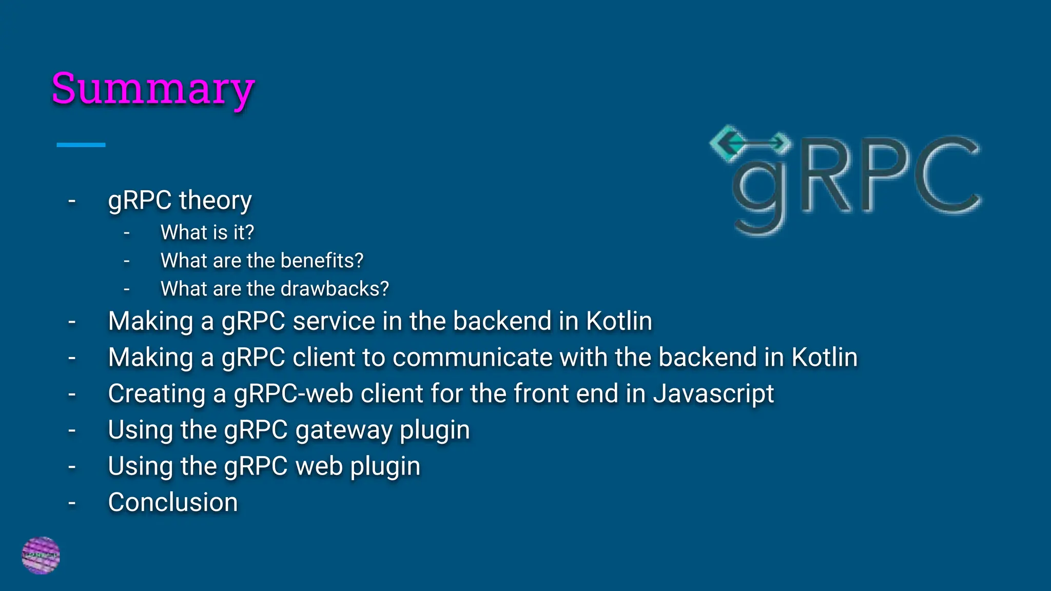 Managing Grpc Services Using Kong Konnect And The Kong Api Gateway Pptx