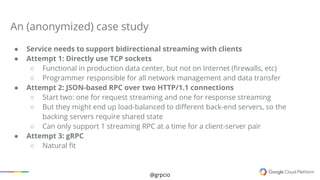 gRPC Design and Implementation | PDF