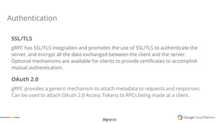 gRPC Design and Implementation | PDF