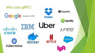 Demystifying gRPC in .Net by John Staveley | PPTX